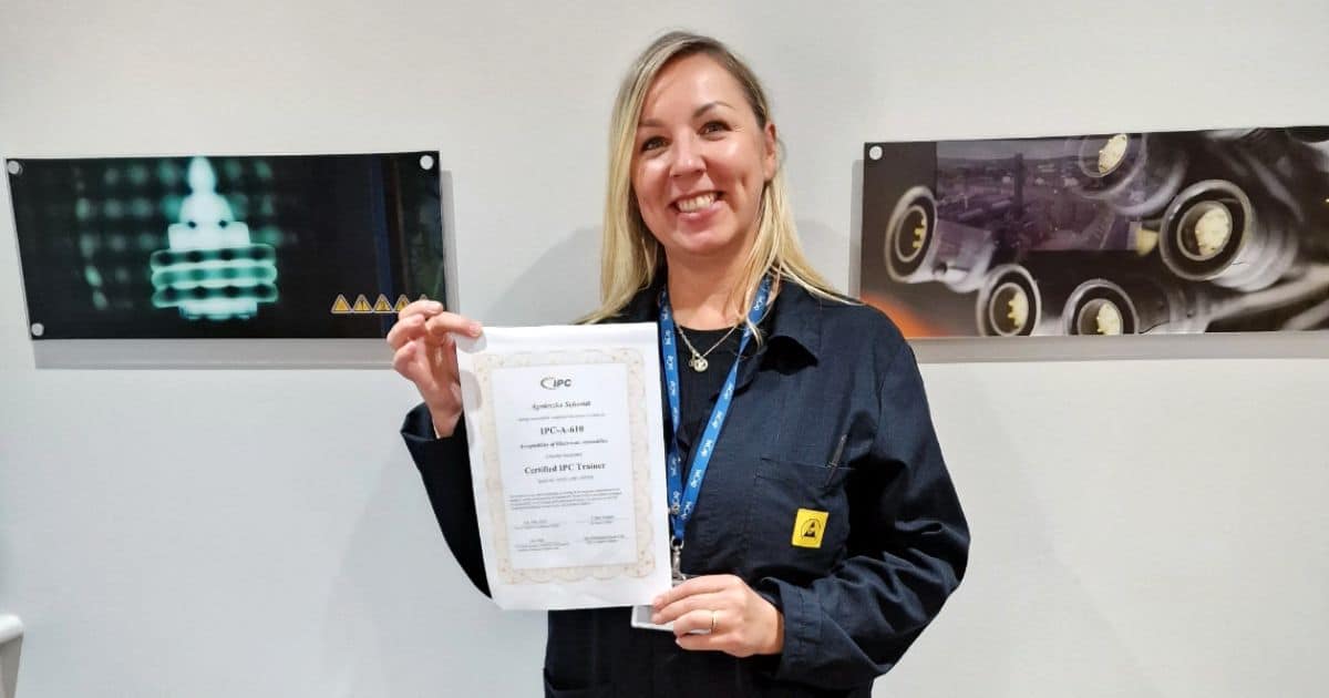 Incap UK elevates quality standards with new certified IPC Trainer